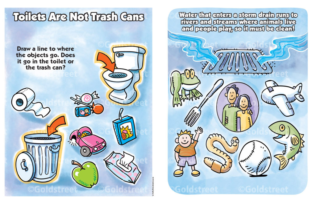 Wastewater & Stormwater Kids Grade 1-3 Activity Book #1851 | Goldstreet ...