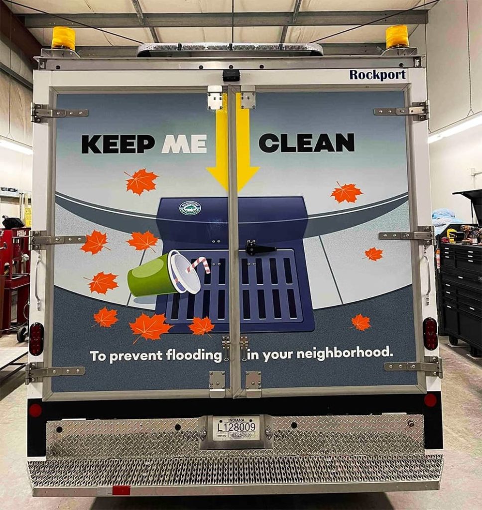 Keep Stormwater Drains Clean Truck Stickers - Plethora of Sizes - #3175 ...