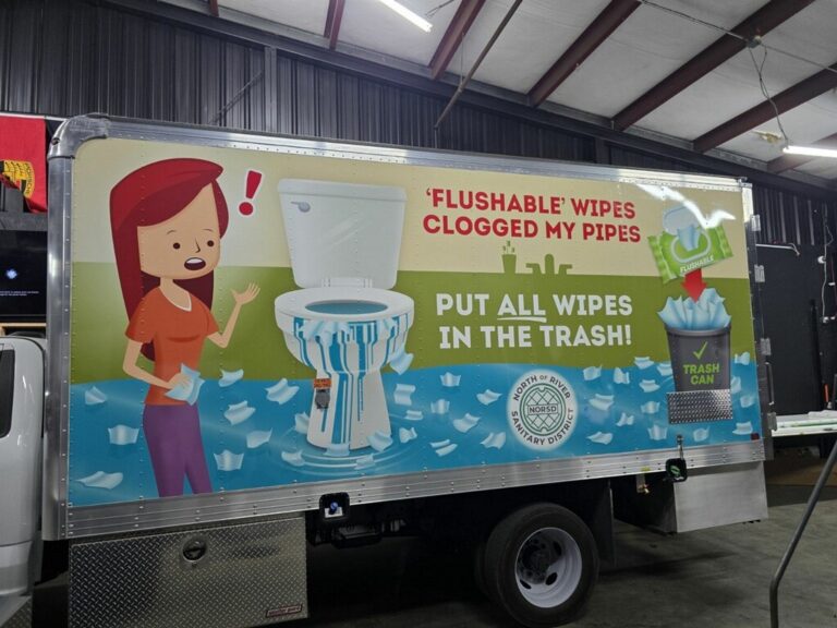 Flushable Wipes Clog Pipes Truck Stickers - Plethora of Sizes - #4038 ...