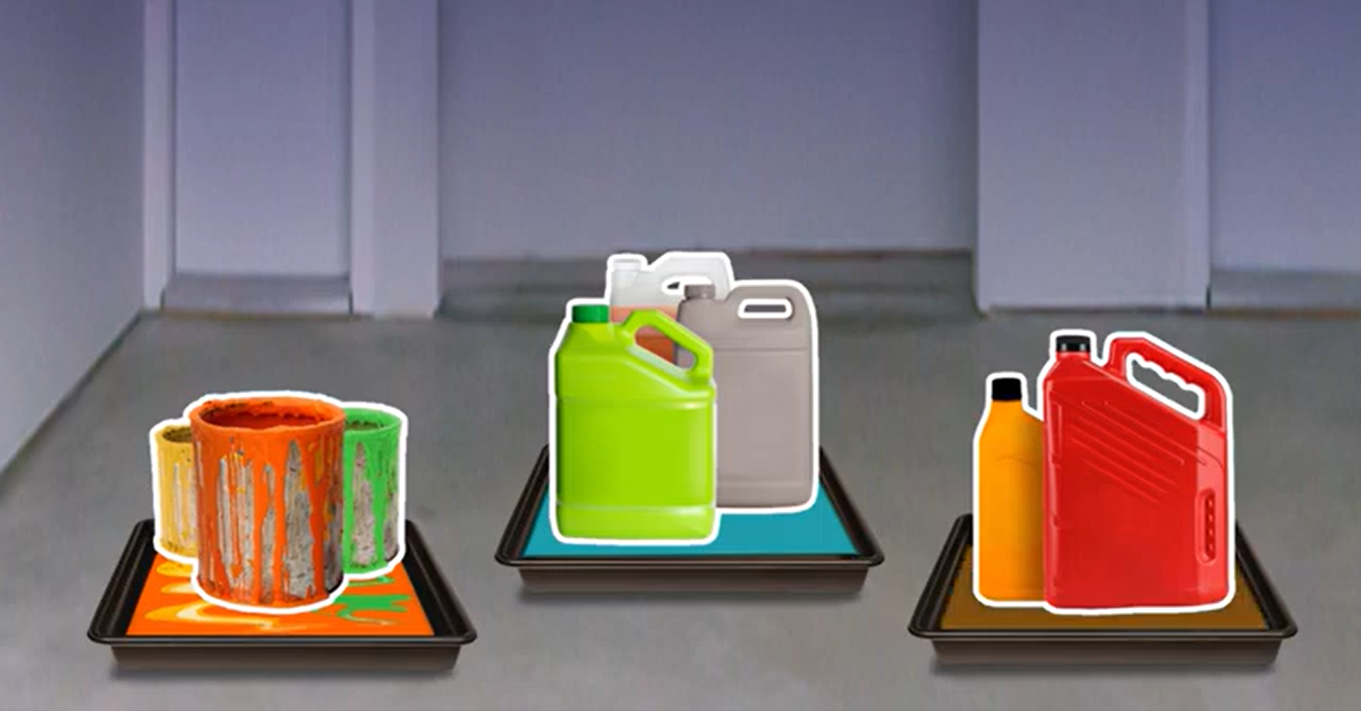 Add Secondary Containment to Paint, Deck Stain and Automotive Fluid -30 ...